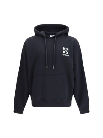 Off-white Mens Hoodie Small Arrow Skate Black Cotton Sweatshirts Sweater