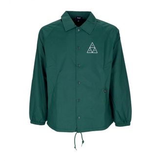 HUF Waldgr&uuml;ne Trainerjacke - - Jackets - Herren - Gr&uuml;n - XL