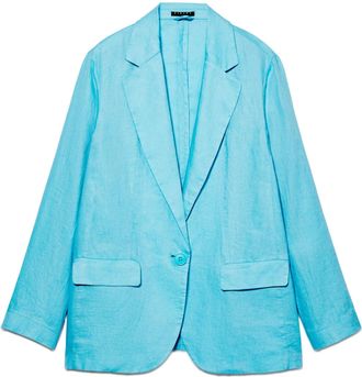 Sisley Sisley Womens 2AGHLW019 Jacket, Light Blue, 38