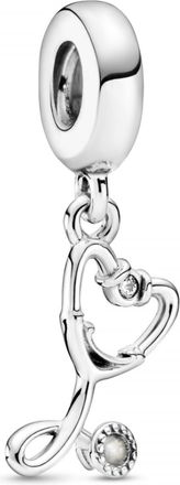 Pandora Passions Stethoskop Herz Charm-Anhänger Sterlingsilber