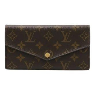Louis Vuitton Pre-owned Monogram Canvas Sarah Wallet - - Pre-owned - Damen - Braun - ONE SIZE