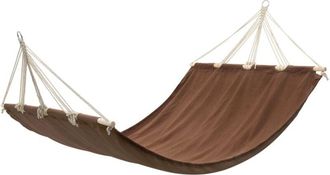 vidaXL Hamac avec barre 210x150 cm Marron Vidaxl