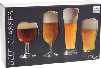 Valetti Set bierglazen 4 stuks