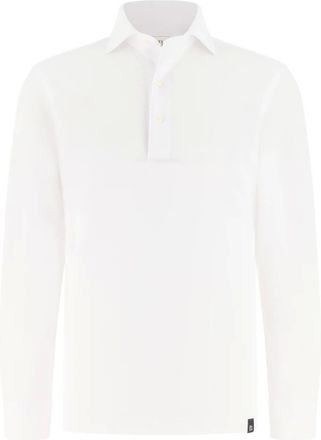 Boggi Milano Homme, Tops, Blanc, Taille: XL Polo en jersey japonais