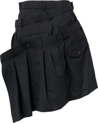 Comme Des Garçons minijupe évasée