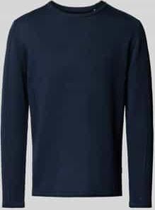 Gabba Regular Fit Strickpullover aus Leinen-Baumwoll-Mix