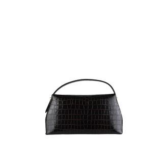 Toteme T-Lock Kroko-Pr&auml;gung Henkeltasche - - Bags - Damen - Braun - ONE SIZE