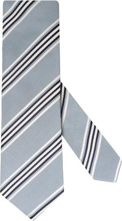 HUGO BOSS Krawatte mit Diagonalstreifen aus einem Baumwolle-Seide-Mix in