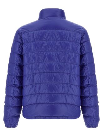 Moncler Mens Blue Polyamide Full-Length Jacket Clothing