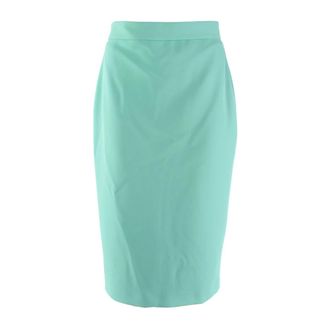 Pinko Pinko, Femme, Jupes, Vert, Taille: 34 FR Jupe verte en polyester et élasthanne