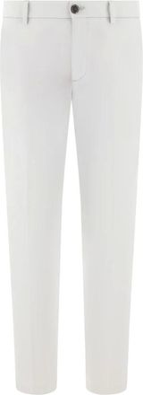 Boggi Milano Homme, Pantalons, Gris, Taille: W36 Pantalon en coton stretch/Tencel