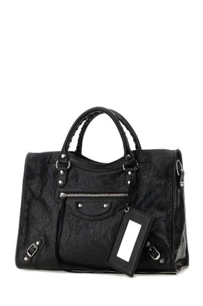 Balenciaga Le City Shoulder Bag - Black