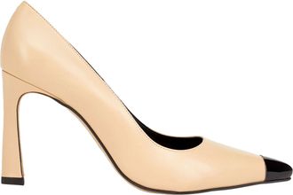 8 by YOOX LEATHER POINTY DETAIL PUMP