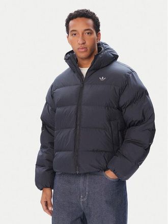 adidas Winterjacke Hooded Regen KS4143 Grau Regular Fit