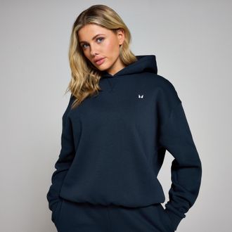 MyProtein Sweat à capuche oversize MP Basics pour femmes - Saphir foncé - XS
