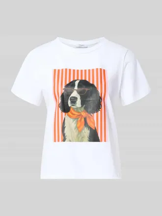 Zabaione T-Shirt mit Motiv-Print Modell Do44g