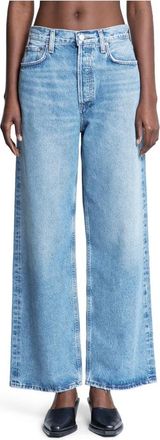 A Gold E Femme, Jeans, Bleu, Taille: W26 Low Slung Baggy