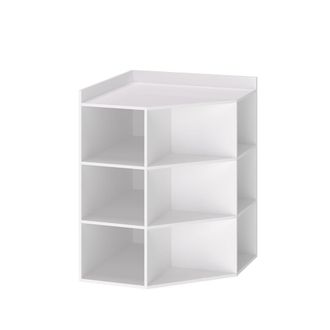 Vicco Eckregal Elina, Wei&szlig;, 60 x 80 cm