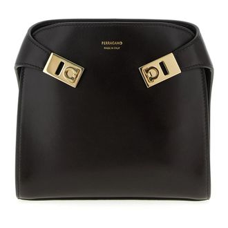 Ferragamo Hug BB S Leder G&uuml;rteltasche - - Bags - Damen - Braun - ONE SIZE