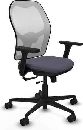 Piqueras y Crespo Schreibtischstuhl mit Jorquera Armlehnen, h&ouml;henverstellbare Lendenwirbelst&uuml;tze, ausgestattet mit Syncro/Traslack und eingespritztem Schaum. Mit Rollen