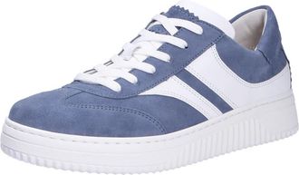 Gabor Bequemer Schn&uuml;rschuh aus weichem Veloursleder - - Shoes - Damen - Blau - 38 EU