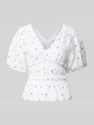 Neo Noir Regular Fit Bluse mit Loch-Stitching Modell Sapura