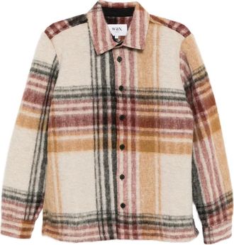 Wax London surchemise à carreaux - Tons neutres