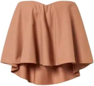 Twinset Femme, Tops, Brun, Taille: 40 FR Wool Blend Bustier Top