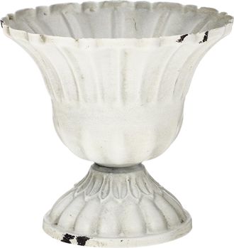 Angoily Vase Metall Geriffelte Elegant Retro Trompete Eisen Schmiedeblume n Wedding Centerpieces Bauernhaus Dekorative Distressed Dekoration für Home Office W