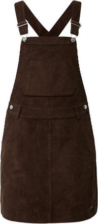 QS by s.Oliver Minikleid Kleid Mini-Latzkleid aus Cord