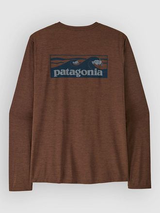 Patagonia Cap Cool Daily - Boardshort Logo Longsleeve marron