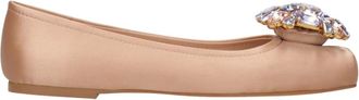Jeffrey Campbell Femme, Chaussures, Beige, Taille: 39 EU Ballerines &agrave; bout carr&eacute;