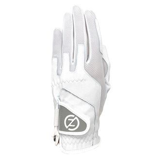 Zero Friction Damen Kompressions-Passform Linke Hand Golfhandschuh, Einheitsgr&ouml;&szlig;e, Wei&szlig;