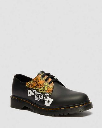 Dr. Martens 1461 Metallica Schuhe in Wei&szlig;/Schwarz, Gr&ouml;&szlig;e: 36