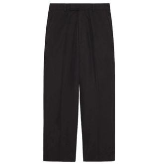 Gucci Cropped Poplin Chinos Hose - - Trousers - Herren - Schwarzk - L