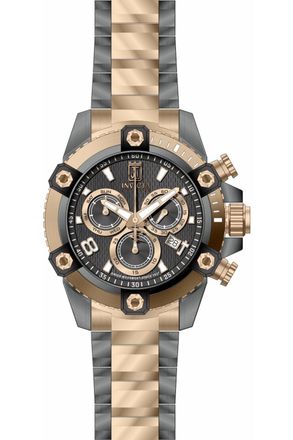 Invicta Jason Taylor 51282 Herrenuhr - Quarzwerk - Edelstahl mit grauem Zifferblatt - 50 mm