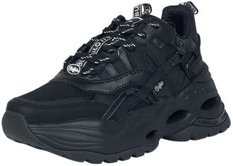 Buffalo Triplet Hollow Vegan Nappa Frauen Sneaker schwarz EU40 Kunstleder, Textil Streetwear