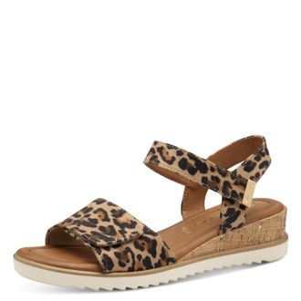 Tamaris Sandalette Damen Vegan Bequem braun,EU 41