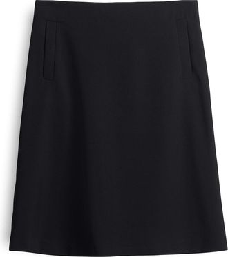 someday Damen Minirock | ONOUSA Bleistiftrock in Twilloptik Black, 40