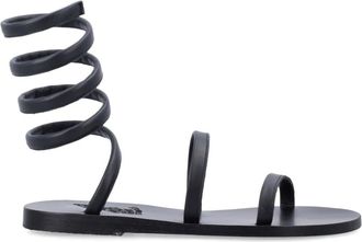 Ancient Greek Sandals Femme, Chaussures, Noir, Taille: 38 EU Ofis Wrap Sandal