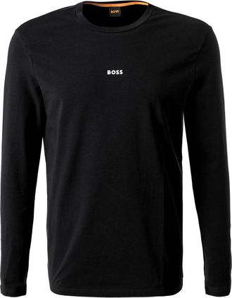 Boss Orange by Hugo Boss BOSS Orange Herren Longsleeve schwarz