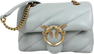 Pinko Pinko, Femme, Sacs, Gris, Taille: ONE Size Love Puff Mini