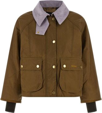 Barbour Femme, Vestes, Brun, Taille: 38 FR Cropped Beadnell Wax Jacket
