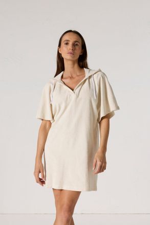 Jott Robe &eacute;ponge &agrave; capuche Naturel Pearl - Taille XL