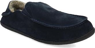 Clarks Pantoufles en daim pour homme, bleu marine, 44.5 EU