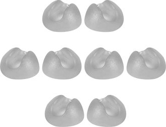 Hemobllo 8 St&uuml;ck rutschfeste Silikon Stuhl und Tischfu&szlig;schoner Transparent mit Bodenschutz Geeignet f&uuml;r Esszimmer B&uuml;ro und Zuhause