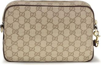Gucci Web Shoulder Bag - Beige