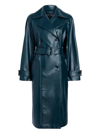 Proenza Schouler manteau Benedetta &agrave; taille ceintur&eacute;e - Vert