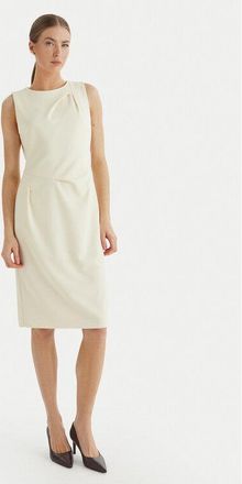 Calvin Klein Coctailkleid LV044F018G Beige Slim Fit