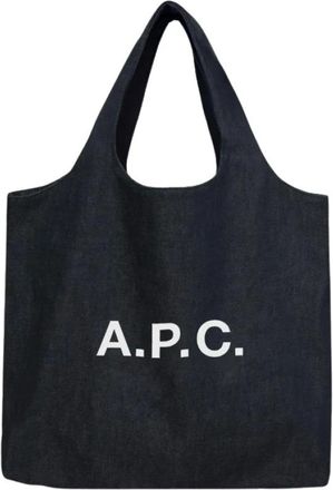A.P.C. A.p.c., Femme, Sacs, Bleu, Taille: ONE Size Ninon Tote Bag